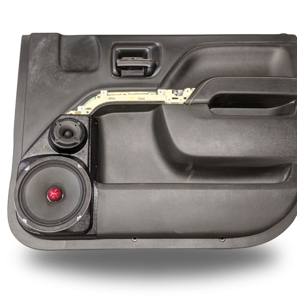 Single 8″ and Single Tweeter Speaker Pods for the Front Door of a 14-18 ...